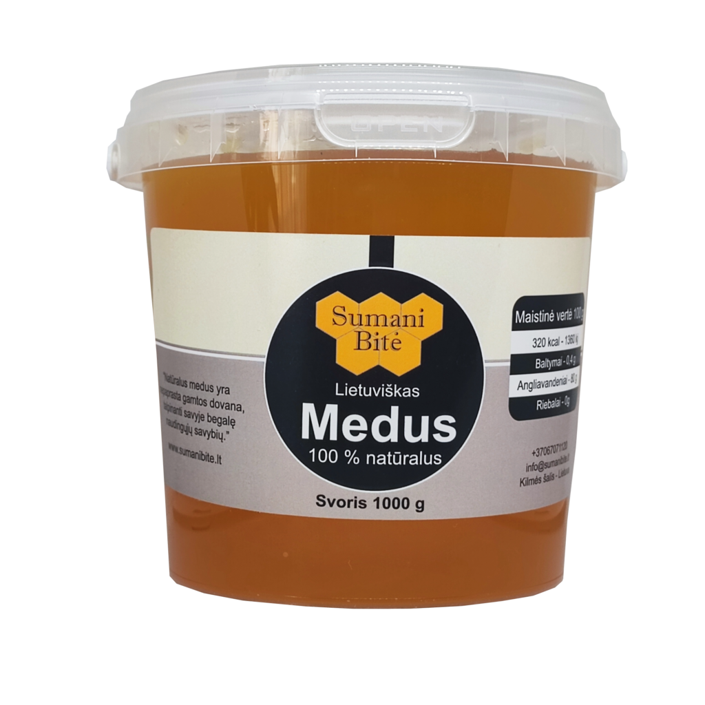 Natūralus Lietuviškas bičių medus | Sumani bitė
